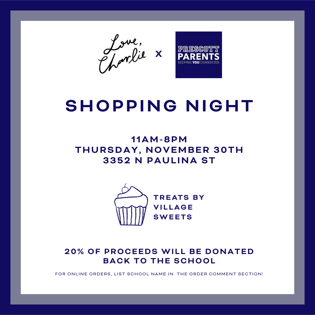 Love, Charlie x Prescott Give Back Night – Prescott Parents